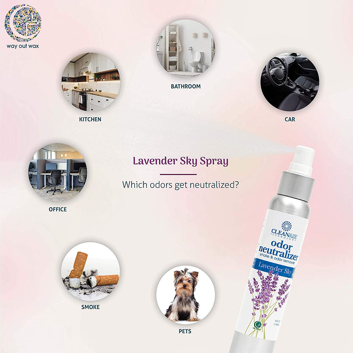 Clean Air Odor Neutralizing Spray - Way Out Wax | Vermont's Own Gifts ...